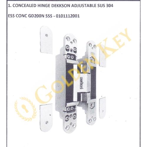 Jual Engsel Tanam Pintu Dekson Dekkson GD 200N Concealed Hinge CONC ...