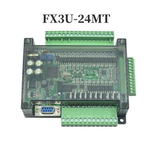 Jual PLC Industrial FX3U-24MT Control Board Controller 14 input 10 output 6AD 2DA with 485 ...