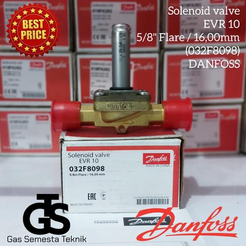 Jual SOLENOID VALVE DANFOSS 5/8" EVR 10 (032F8098) | SELENOID VALVE ...