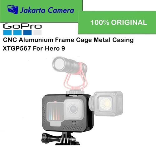 Jual GoPro Hero 9 CNC Alumunium Frame Cage Metal Casing XTGP567 ...