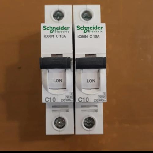 Jual MCB Circuit Breaker 1P 1Pole 1Phase iC60N 10A 1 Pole 1 Phase 6ka ...