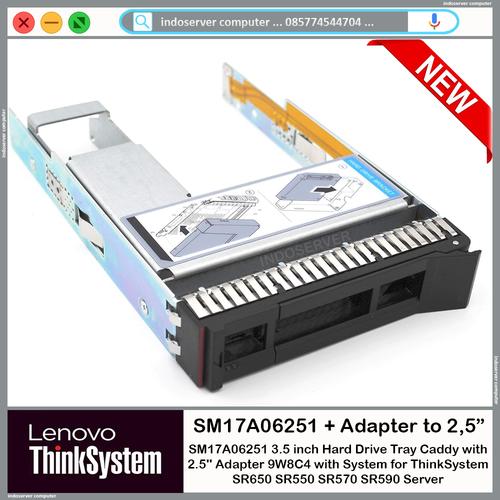 Jual Caddy Tray HDD Lenovo 3.5 inch SM17A06251 with 2.5'' Adapter ...