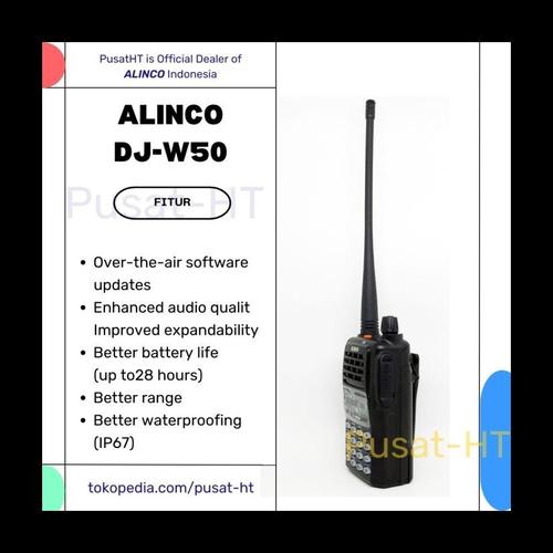 Jual THE BEST!!! HT ALINCO DJ-W50 / DJ W 50 DUALBAND ALT. W500 / W 500 ...