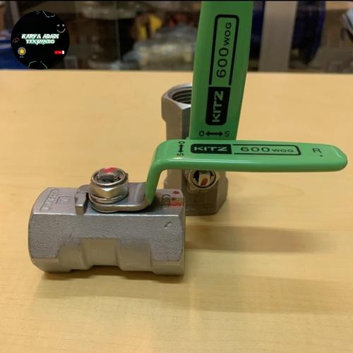 Jual Ball Valve Kitz 1/2" inch Stainless Steel 316 asli - Jakarta Barat ...