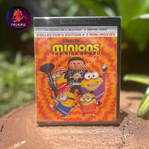 Jual Bluray 4K Ultra HD Blu Ray BD Minions The Rise Of Gru Original ...