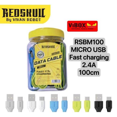 Jual [1Toples 20pcs] Kabel Data RBM100S Data Cable Micro Dan Type-C ...