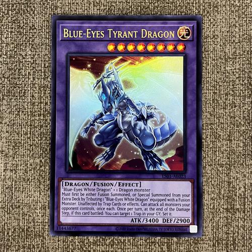 Jual YuGiOh Blue-Eyes Tyrant Dragon ES01 Ultra Rare OCG AE Asian ...