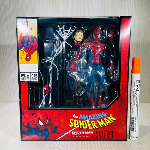 Jual mainan mafex act figure Mafex 075 comic The Amazing spiderman ...