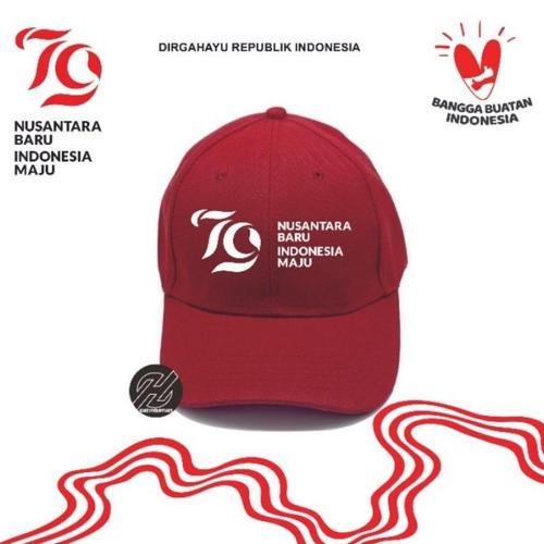 Jual TOPI KEMERDEKAAN INDONESIA MAJU EDISI HUT RI KE 79 TH BASEBALL ...