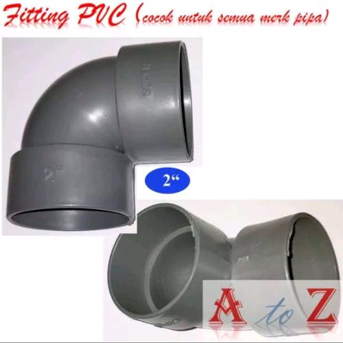 Jual knie/fitting/knee 2 in/elbow 2 inch/keni pvc 2" MURAH - harga ...
