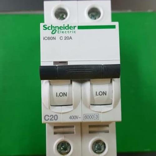 Jual MCB Circuit Breaker 2Pole 2Phase iC60N 20A 2 Pole 2 Phase 6ka 20A iC60N 2P 20A - Jakarta ...
