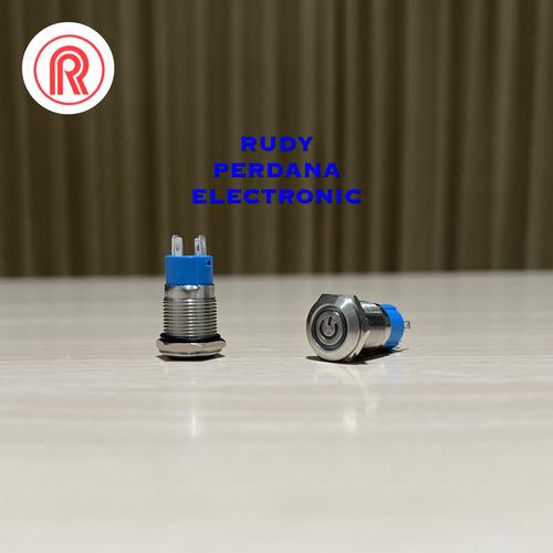 Jual SWITCH PUSH BUTTON SAKLAR ON OFF SELF LOCKING LOCKED LOCK KUNCI 4P ...