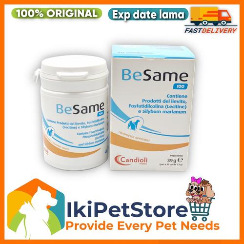 Jual Besame 100 vitamin liver anjing kucing mirip samylin small breed ...