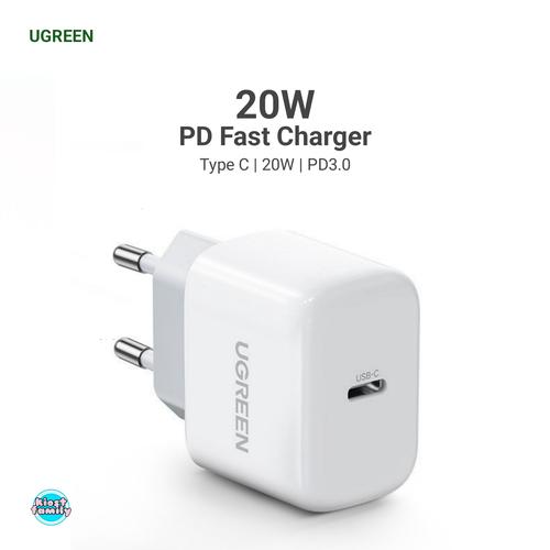 Jual Ugreen Charger USB C Mini PD 20W Fast Charging - Hitam 20W - Kota ...