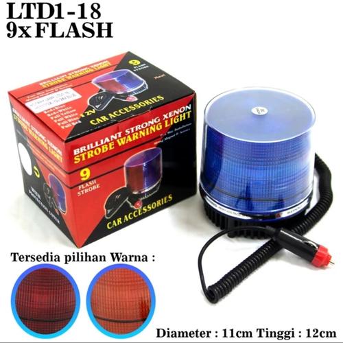 Jual Lampu Rotary Strobo Warning Light 12V/24V High Quality Dudukan ...