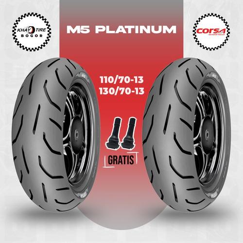 Promo Sepasang Ban Motor YAMAHA NMAX-CORSA M5 PLATINUM 110/70-13 & 130/ ...