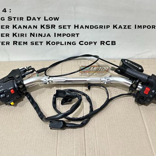 Jual Paket 4 Stang Day Set Master Rem Kopling Holder Kanan KSR Kiri ...