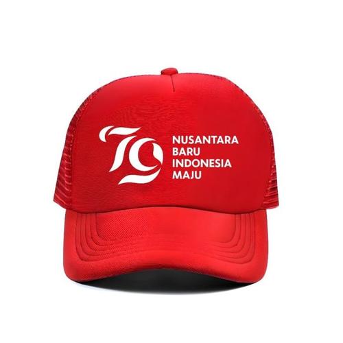 Jual Topi Trucker Hut Ri 79 Th - Topi Kemerdekaan - Topi 17 Agustus ...