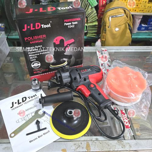 Jual J3310 MESIN POLES POLISHER POLISH BOR LISTRIK MOBIL MOTOR 5" SET ...