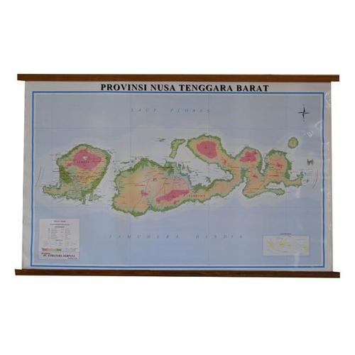Jual PETA PROVINSI NUSA TENGGARA BARAT (NTB) (BINGKAI) - Jakarta Timur ...