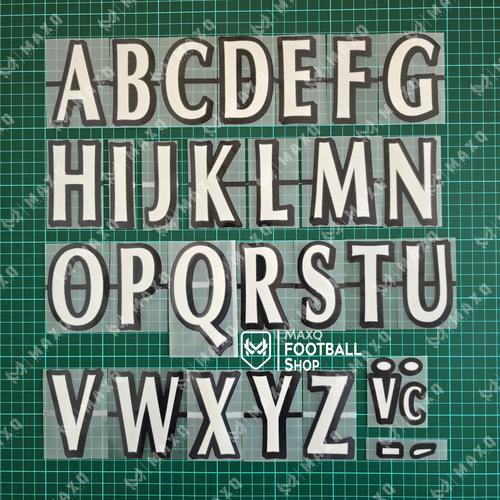 Jual [ FONT ] HURUF LIGA INGGRIS 1996 - 2007 RETRO CUSTOME PUTIH - Kab ...