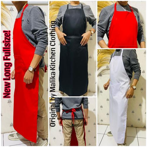 Jual Apron Long Fullsize Celemek Masak Apron Chef Celemek Dapur Apron ...