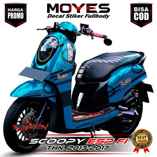 Jual DECAL STIKER MOTOR FULL BODY PREMIUM BERKUALITAS HONDA SCOOPY ESP ...