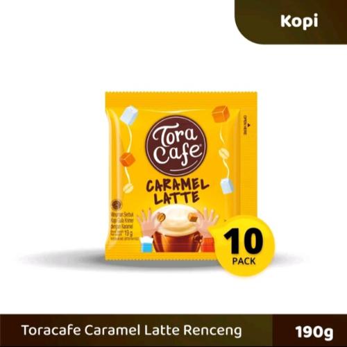 Jual Kopi Tora Cafe Rasa Caramel Latte 1 Renceng isi 10 Sachet ...