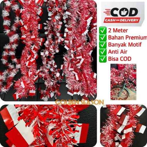 Jual [2 meter] Slinger 17 Agustus / Kemerdekaan Republik Indonesia ...