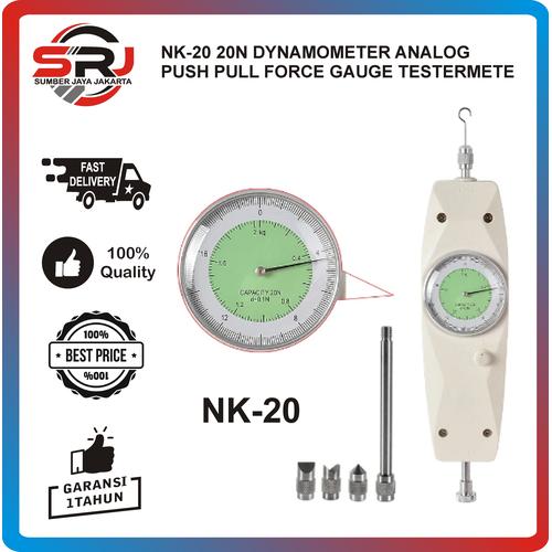 Jual NK-20 20N Dynamometer Analog Push Pull Force Gauge Testermeter ...