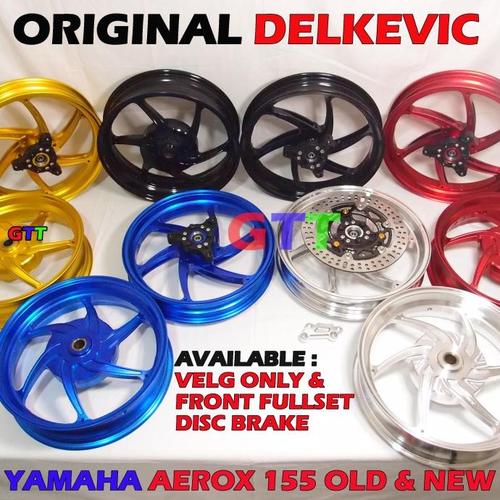 Jual VELG DELKEVIC DAN VND AEROX 155 SIX STAR ALUMINIUM CASTING WHEEL ...