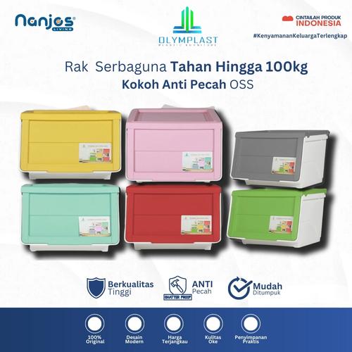 Promo Olymplast Penyimpanan Plastik Container Box Kotak Rak Plastik OSS ...