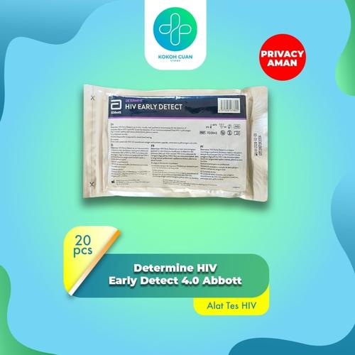Jual Test HIV Abbott 1 Set Lengkap Mandiri Generasi 4.0 Abbott - 1 PCS ...