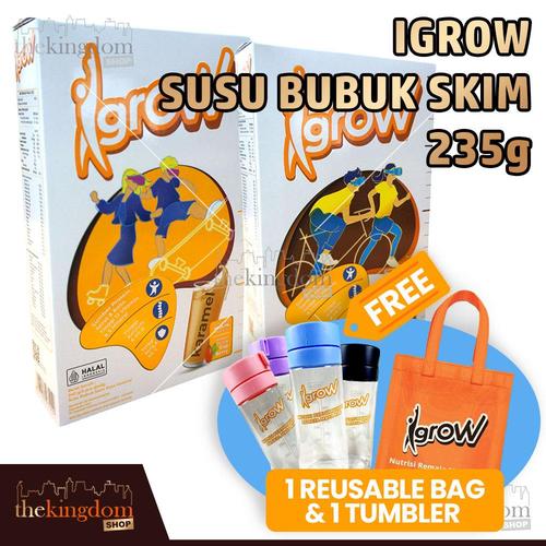 Promo iGrow Susu Bubuk Skim Milk Pertumbuhan Rendah Lemak Tumbuh Kembang - Karamel - Jakarta ...