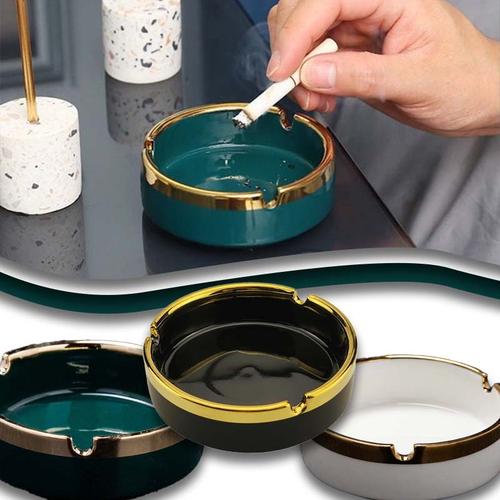 Jual Asbak Gold Hitam Asbak Keramik Hitam Asbak Keramik Mewah Asbak ...