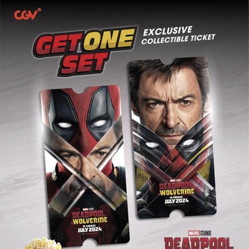 Jual Deadpool & Wolverine x CGV Official Collectible Ticket Set - Kab ...