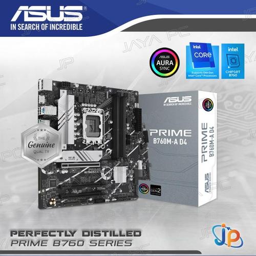 Jual Motherboard Asus Prime B760M-A D4 (Lga1700, B760, Ddr4, Usb3.2, Sata3) - Jakarta Barat ...