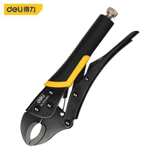 Promo Deli Tang Buaya Curved Jaw Locking - Tang Jepit - 10 Inch - Kab ...