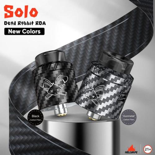 Jual Dead Rabbit Solo RDA 22MM Carbon Fiber Edition by Hellvape / Dead ...
