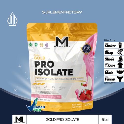 Promo M1 Pro Isolate 5lbs Muscle First Gold Pro Isolate Whey Protein ...