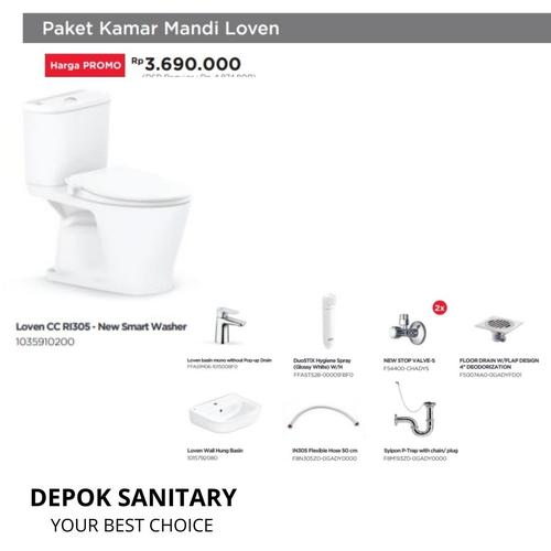 Jual Paket Bundling Closet duduk American Standar Loven Lengkap ...