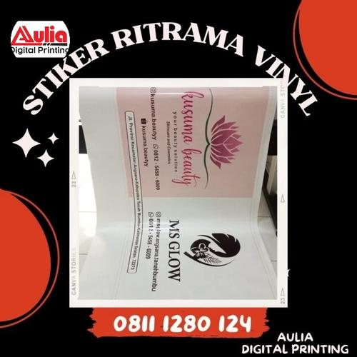 Jual Stiker Ritrama Vinyl + Laminasi Glossy | Sticker Meteran Custom ...