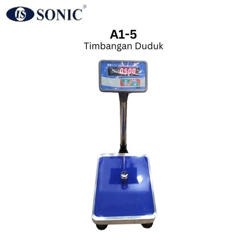 Jual Timbangan duduk digital SONIC A1-5 cap 100kg-500kg / timbangan barang 100kg - 500kg - 500kg ...