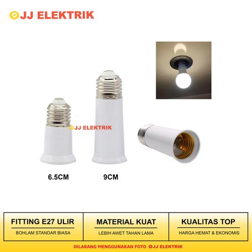 Jual Socket Sambungan Pemanjang Lampu Fitting E27 Bohlam Standar Biasa ...
