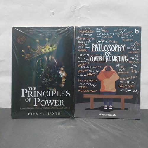 Jual paket 2 buku: the principles of power & philosophy of overthinking ...