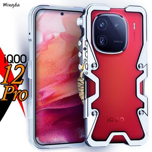 Jual Metal Frame Case for Vivo iQOO 12 / 12 Pro Aluminum alloy phone ...