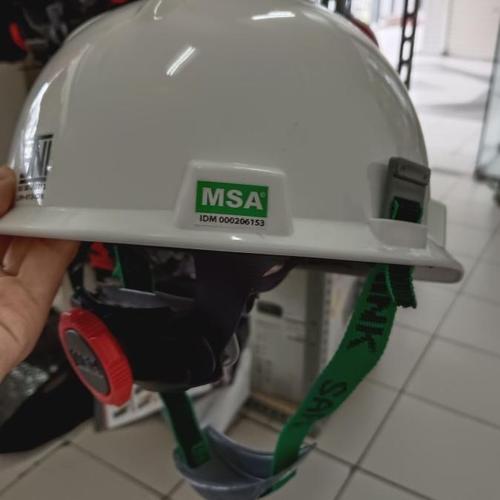 Jual Dijual Helm Safety Msa Full Set / Helm Kerja Proyek Warna Putih ...