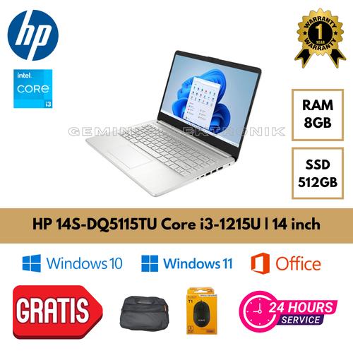 Promo LAPTOP HP 14s-DQ5115TU Core i3-1215U | 8GB 512GB Intel UHD 14 ...