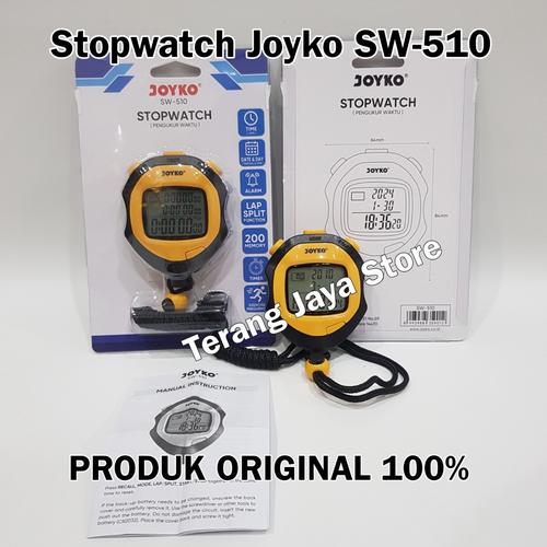 Jual Stopwatch Joyko SW-510 Stopwatch Joyko sw510 Alat pengukur Waktu Timer Catat waktu Split ...