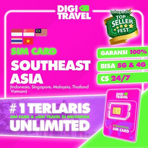 Jual DIGI TRAVEL Sim Card Singapore Malaysia Thailand Unlimited ...